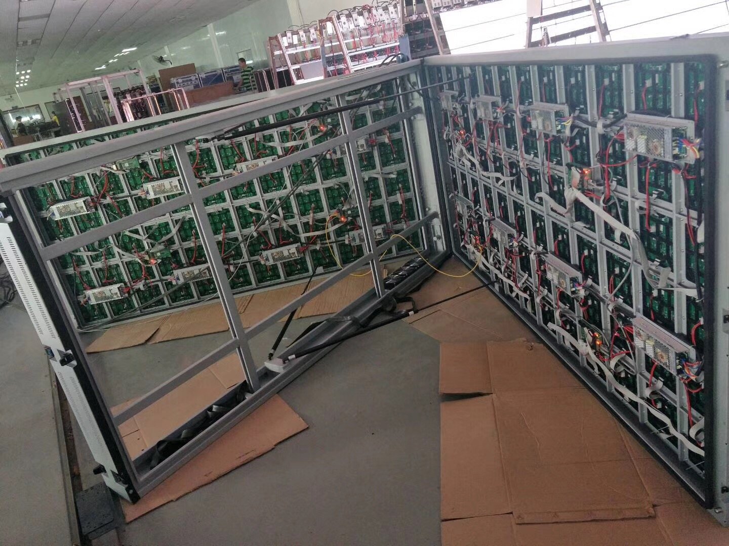 front service LED display module front open LED cabinet